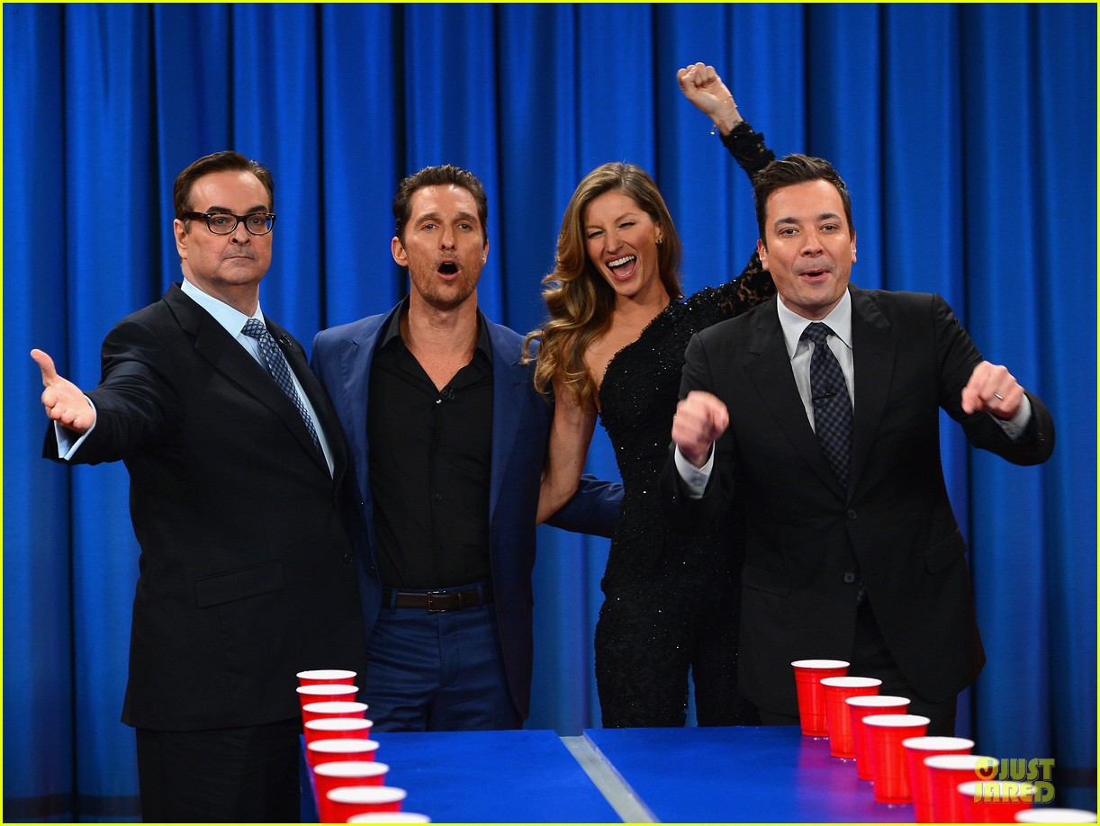 Gisele Bundchen & Matthew McConaughey: 'Jimmy Fallon' Guests!: Photo ...