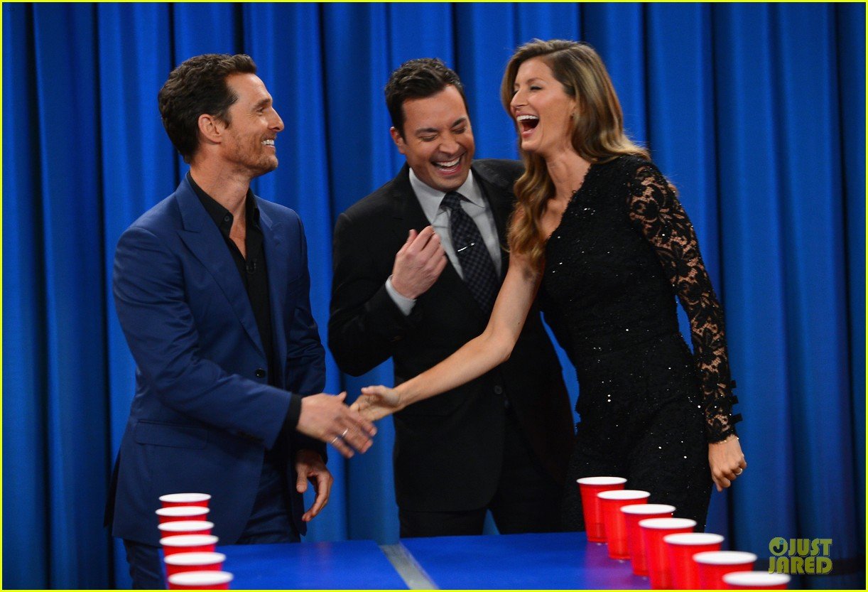 Gisele Bundchen & Matthew McConaughey: 'Jimmy Fallon' Guests!: Photo ...