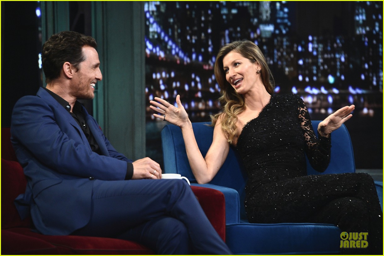 Gisele Bundchen & Matthew McConaughey: 'Jimmy Fallon' Guests!: Photo ...