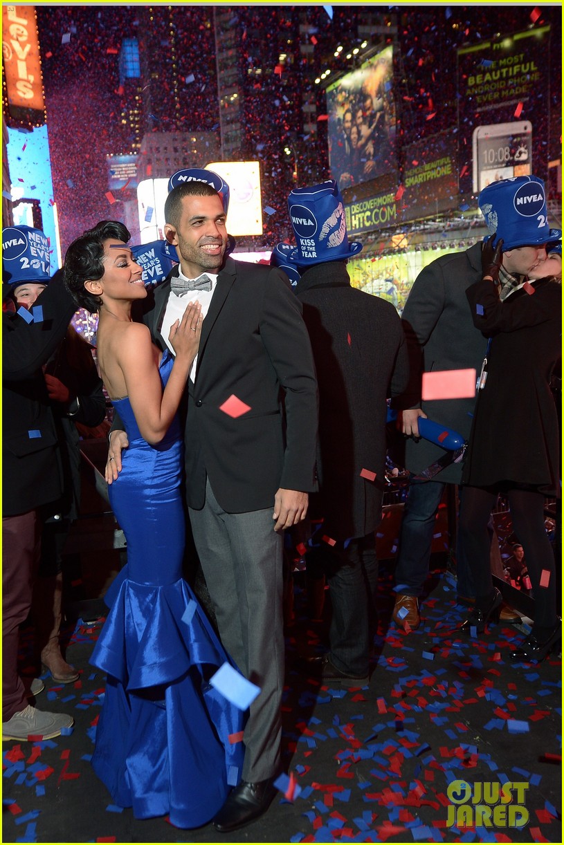 Kat Graham & Cottrell Guidry: Midnight Kiss on New Year's Eve!: Photo ...