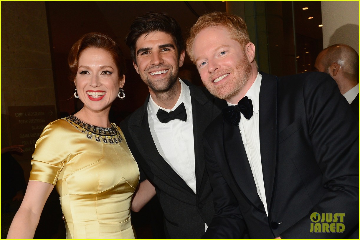 Ellie Kemper & Jesse Tyler Ferguson - InStyle Golden Globes Party 2014 ...