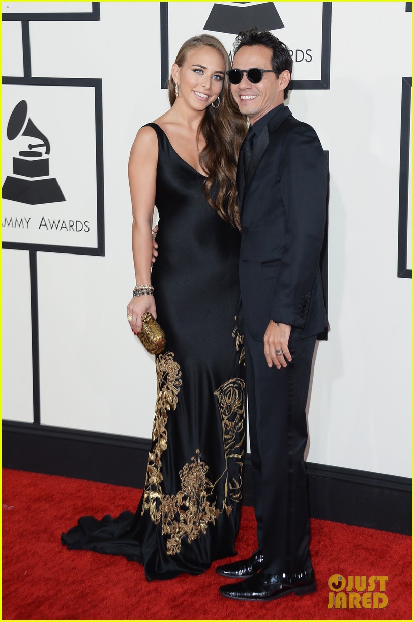Marc Anthony & Chloe Green - Grammys 2014 Red Carpet: Photo 3041279 ...