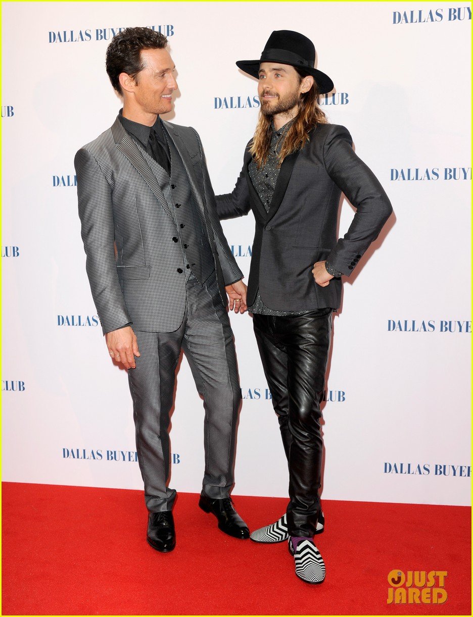 Matthew McConaughey & Jared Leto Reunite for 'Dallas Buyers Club' UK ...