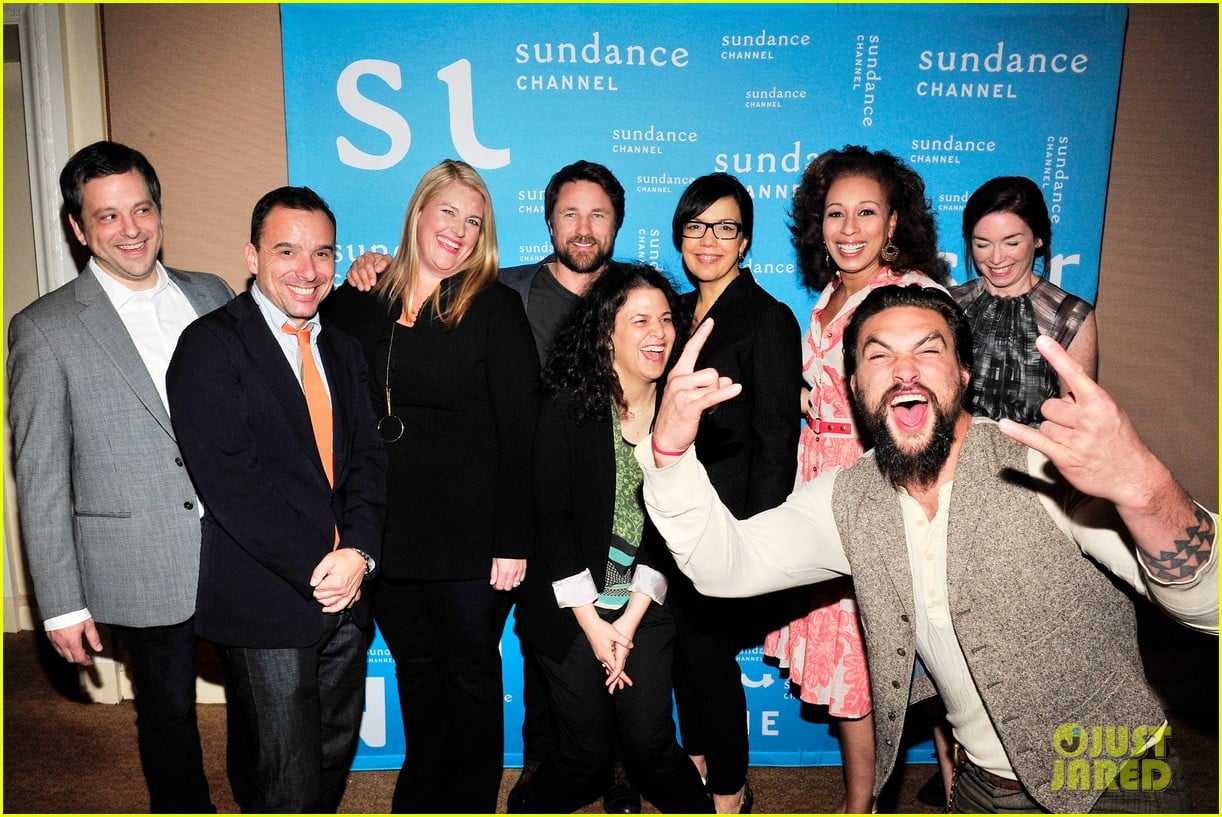 Jason Momoa Photobombs 'Red Road' Cast at TCA Panel!: Photo 3028309 ...