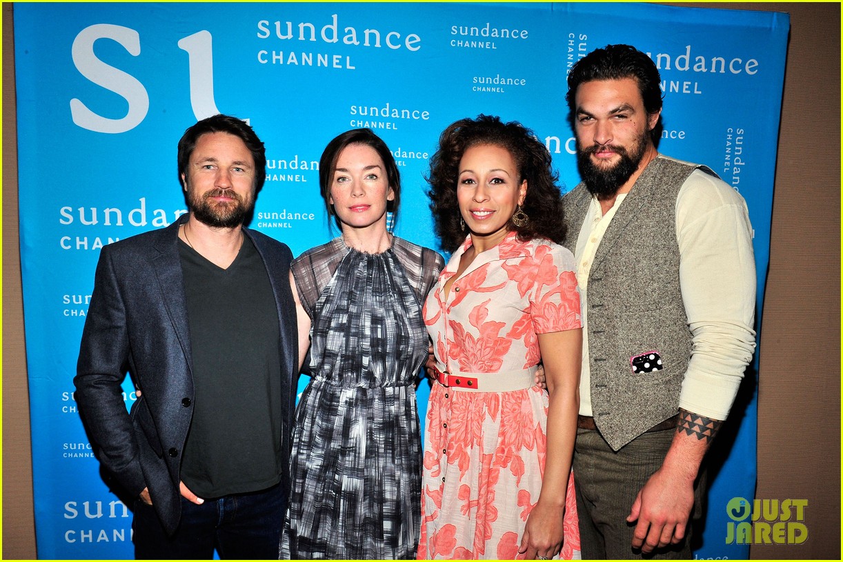 Jason Momoa Photobombs 'Red Road' Cast at TCA Panel!: Photo 3028321 ...