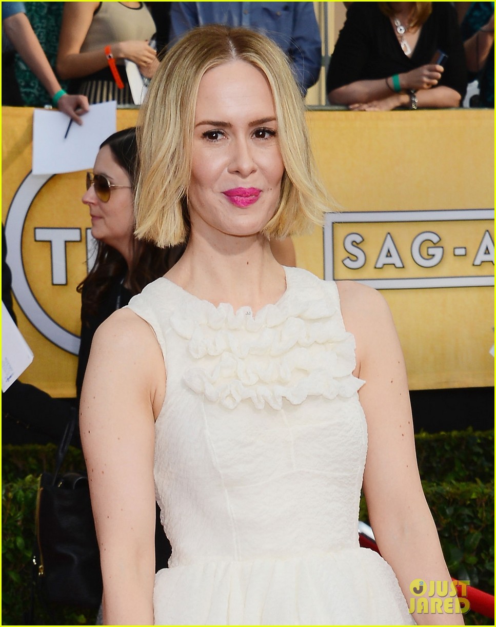 Sarah Paulson & Paul Dano - SAG Awards 2014 Red Carpet: Photo 3034606 ...