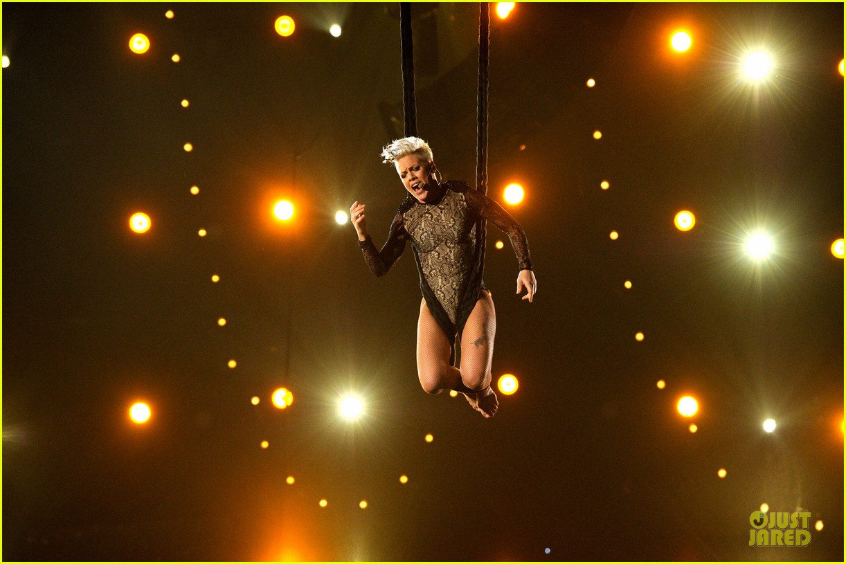 Pink Performs 'Just Give Me a Reason' at Grammys 2014 (Video): Photo ...