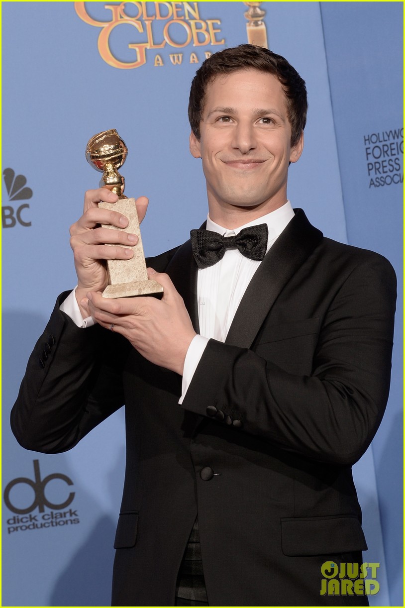 Andy Samberg WINS TV's Best Comedy Actor at Golden Globes 2014!: Photo ...
