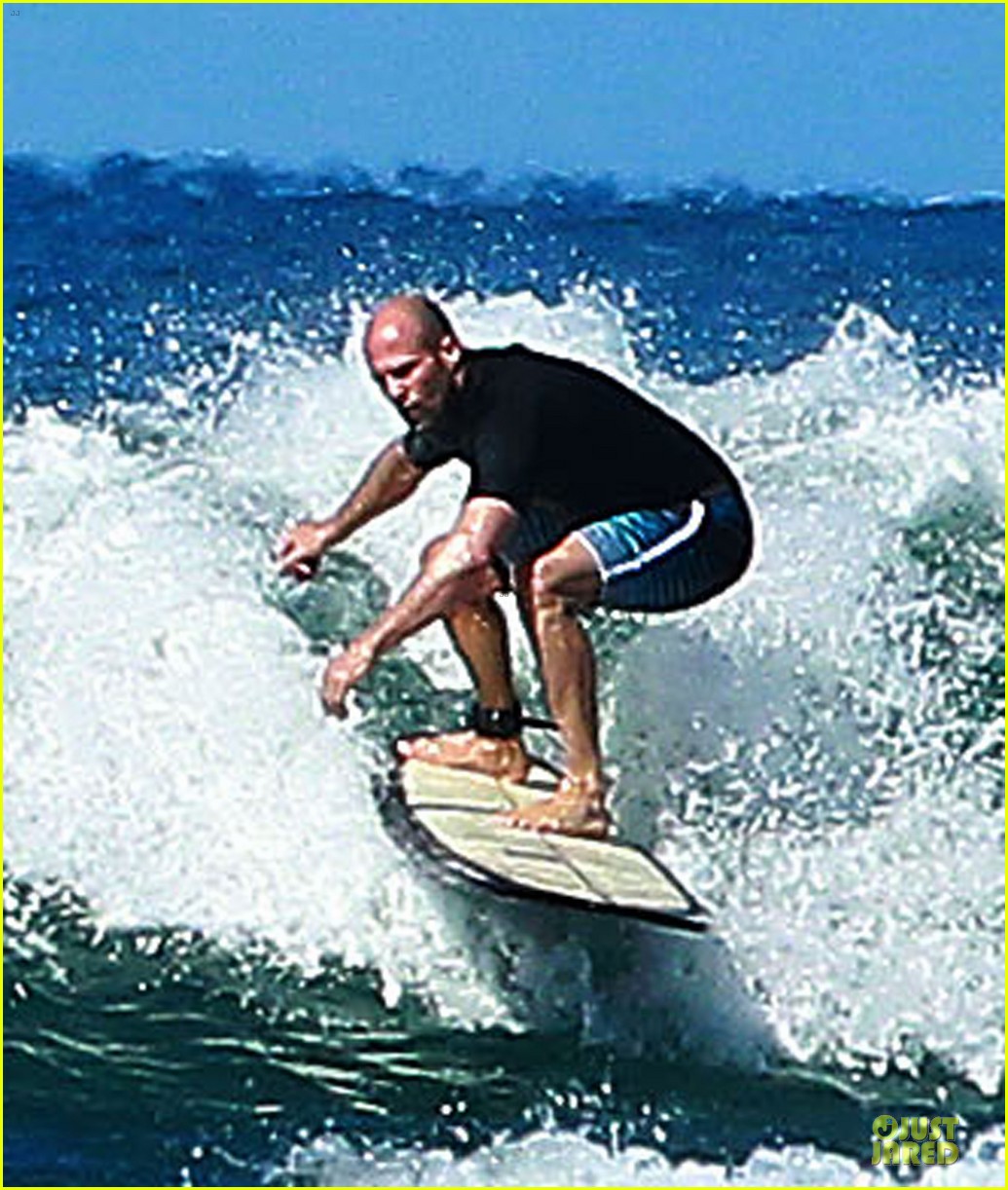 Jason Statham: Surfing Vacation in Hawaii!: Photo 3024691 | Jason ...