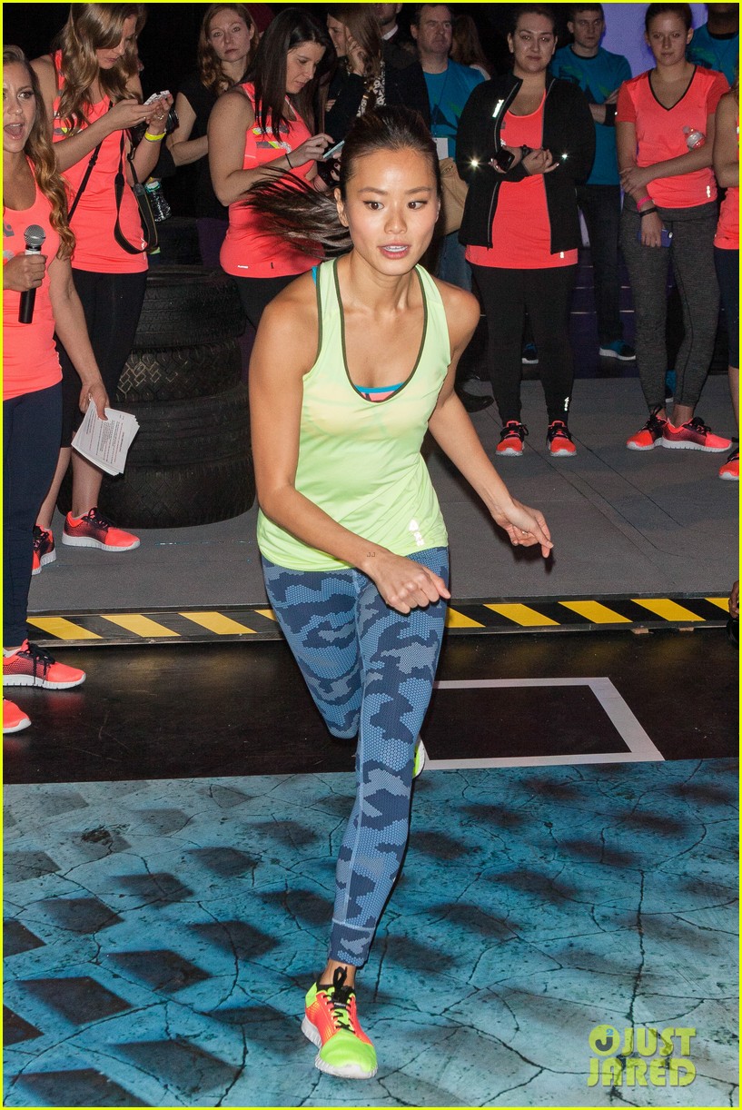 Jamie Chung Flexes Her Muscles While Testing Reebok Shoes: Photo ...