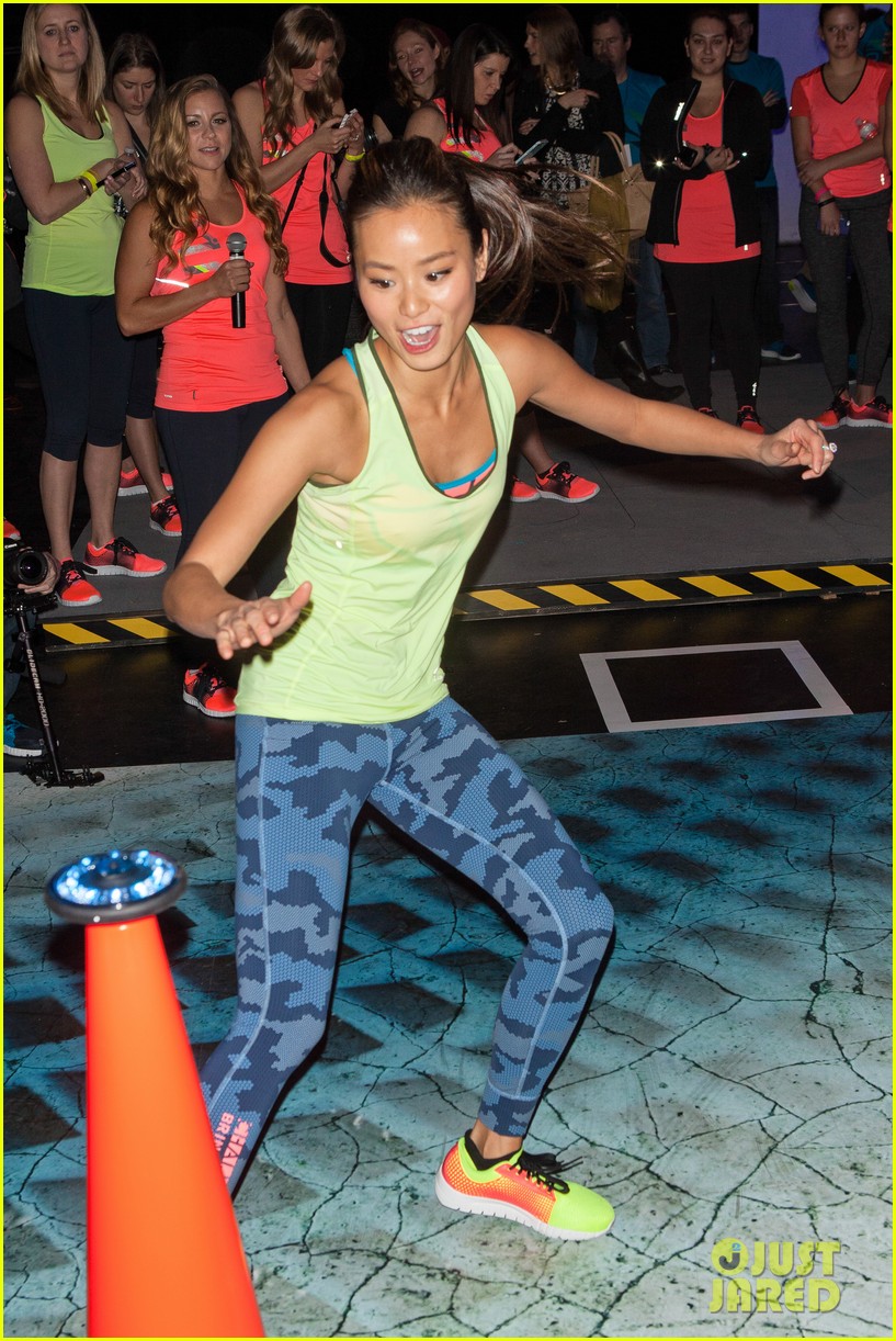 Jamie Chung Flexes Her Muscles While Testing Reebok Shoes: Photo ...