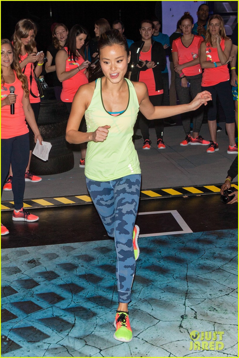 Jamie Chung Flexes Her Muscles While Testing Reebok Shoes: Photo ...