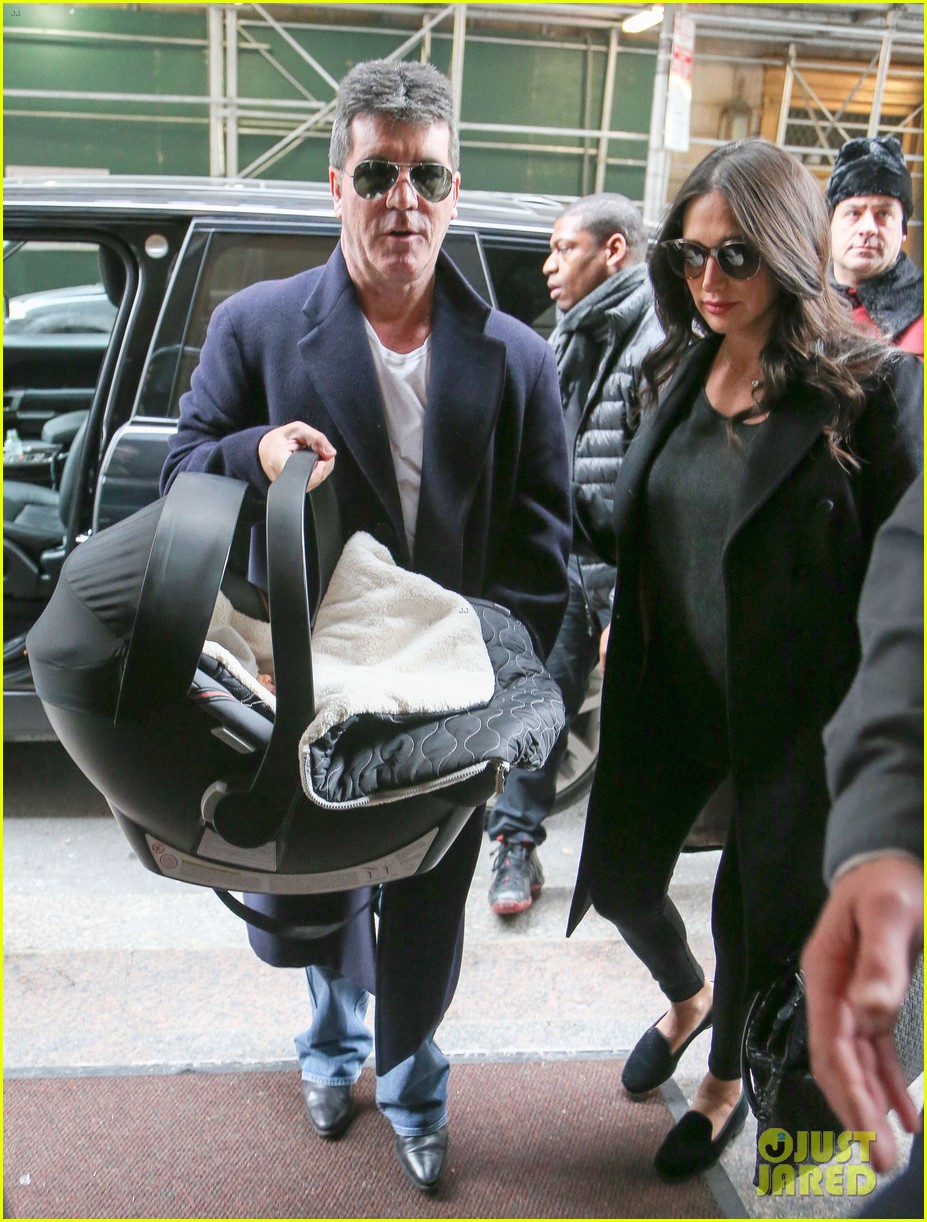 Simon Cowell & Lauren Silverman Leave Hospital with Baby Eric: Photo ...