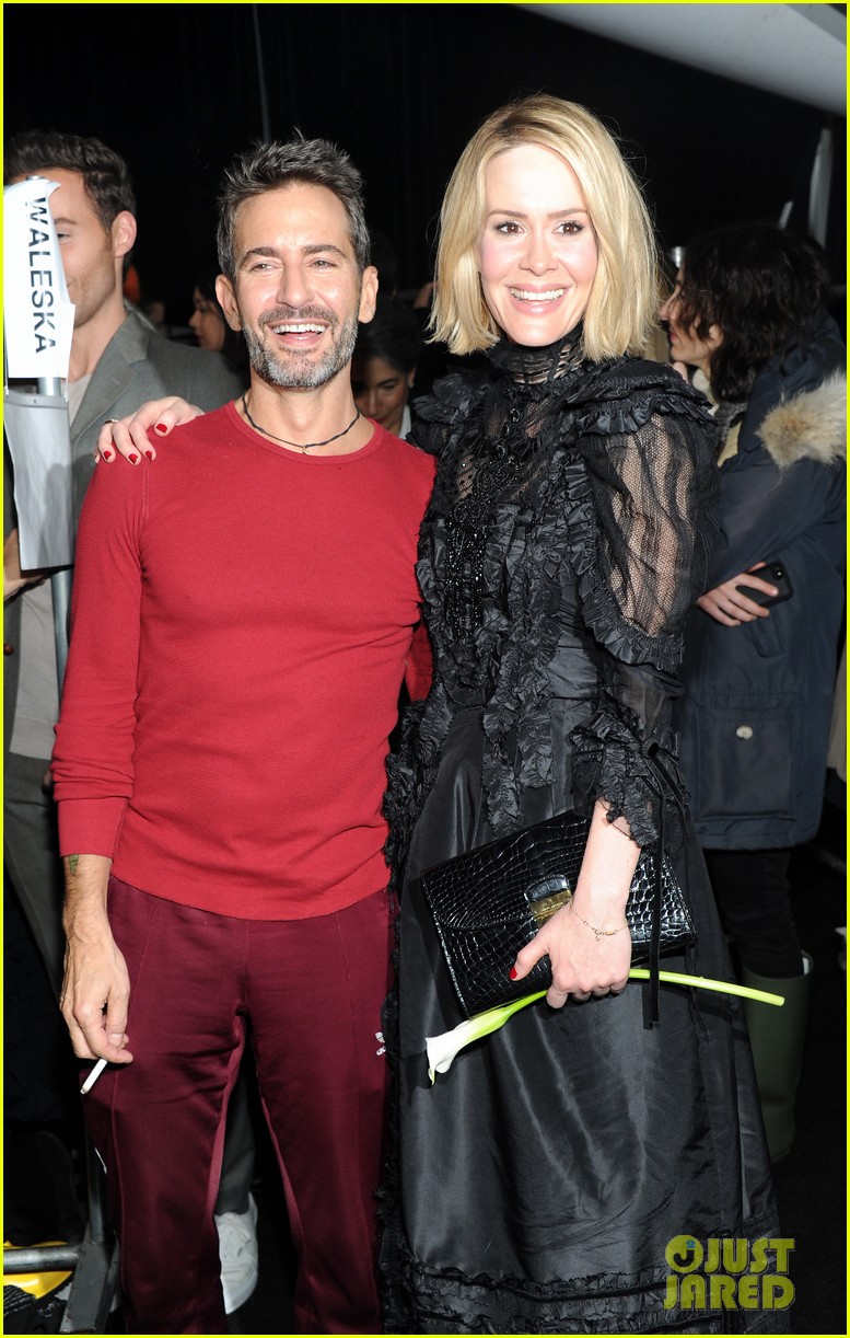 Sarah Paulson & Joe Jonas End Fashion Week at Marc Jacobs: Photo ...