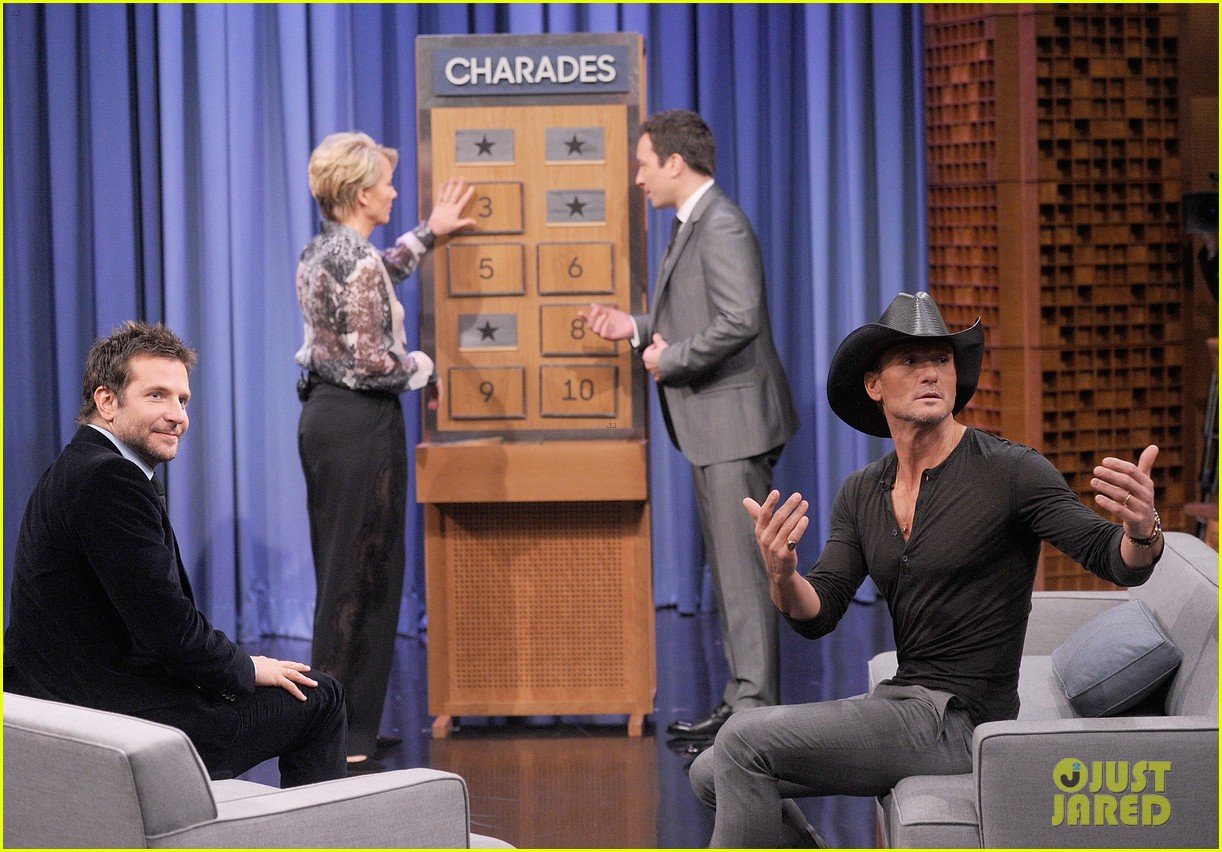 Bradley Cooper & Emma Thompson Play Charades on 'Fallon'!: Photo ...