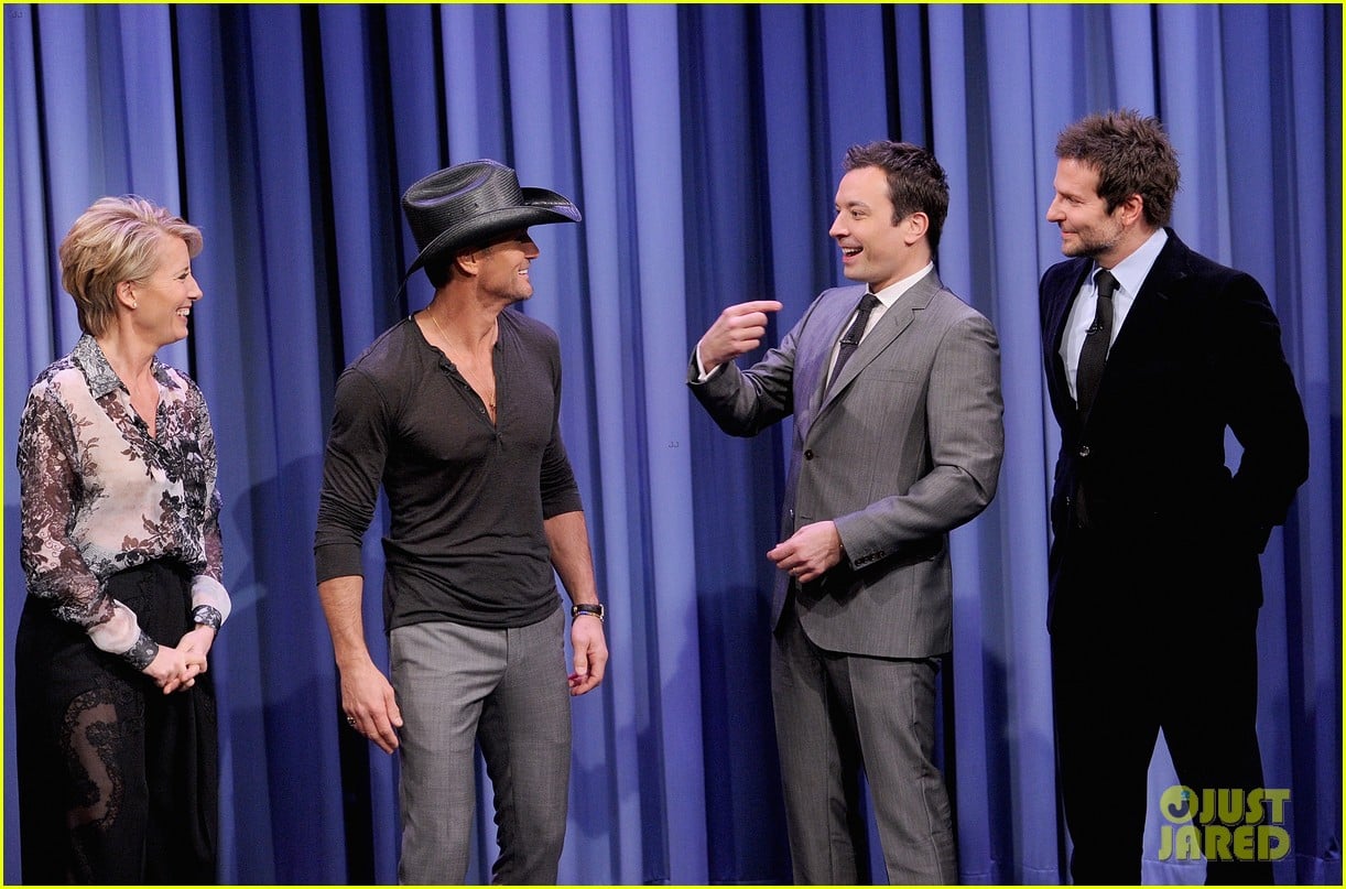 Bradley Cooper & Emma Thompson Play Charades on 'Fallon'!: Photo ...