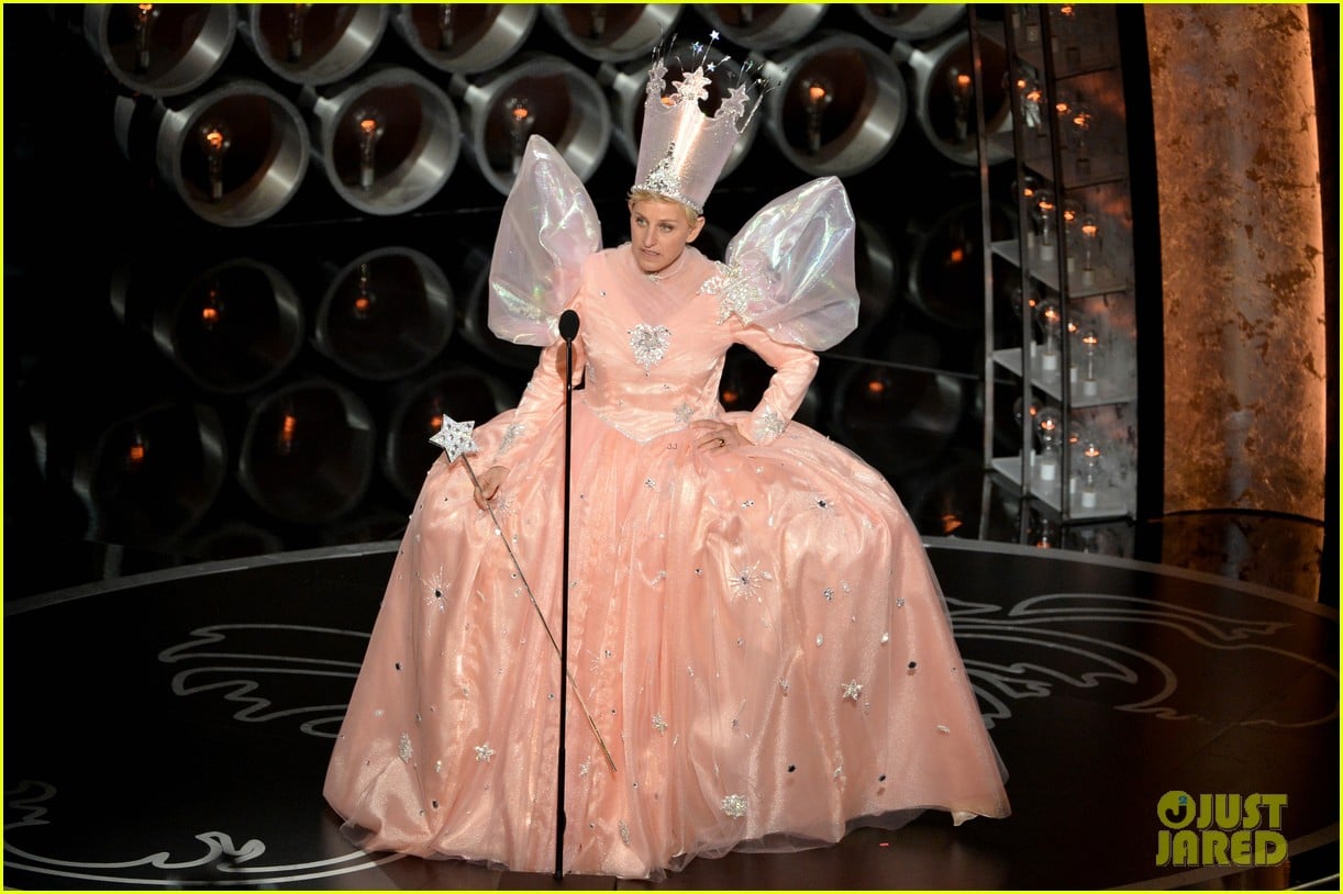 Ellen DeGeneres is Wizard of Oz's Glinda at Oscars 2014 (Video): Photo ...