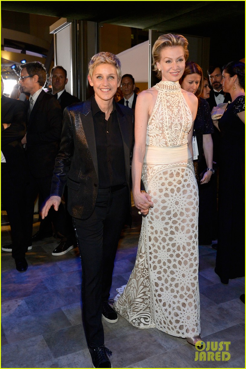 Ellen Degeneres And Portia Oscars