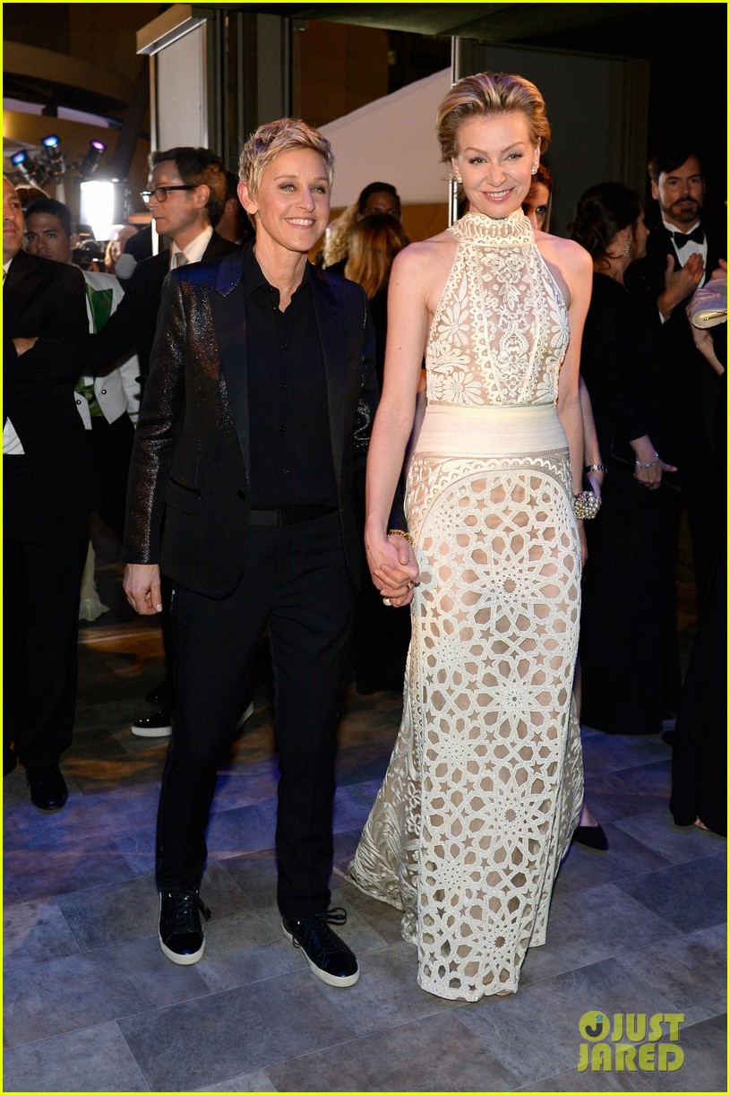 Ellen DeGeneres & Portia De Rossi: Oscars Governors Ball 2014: Photo ...