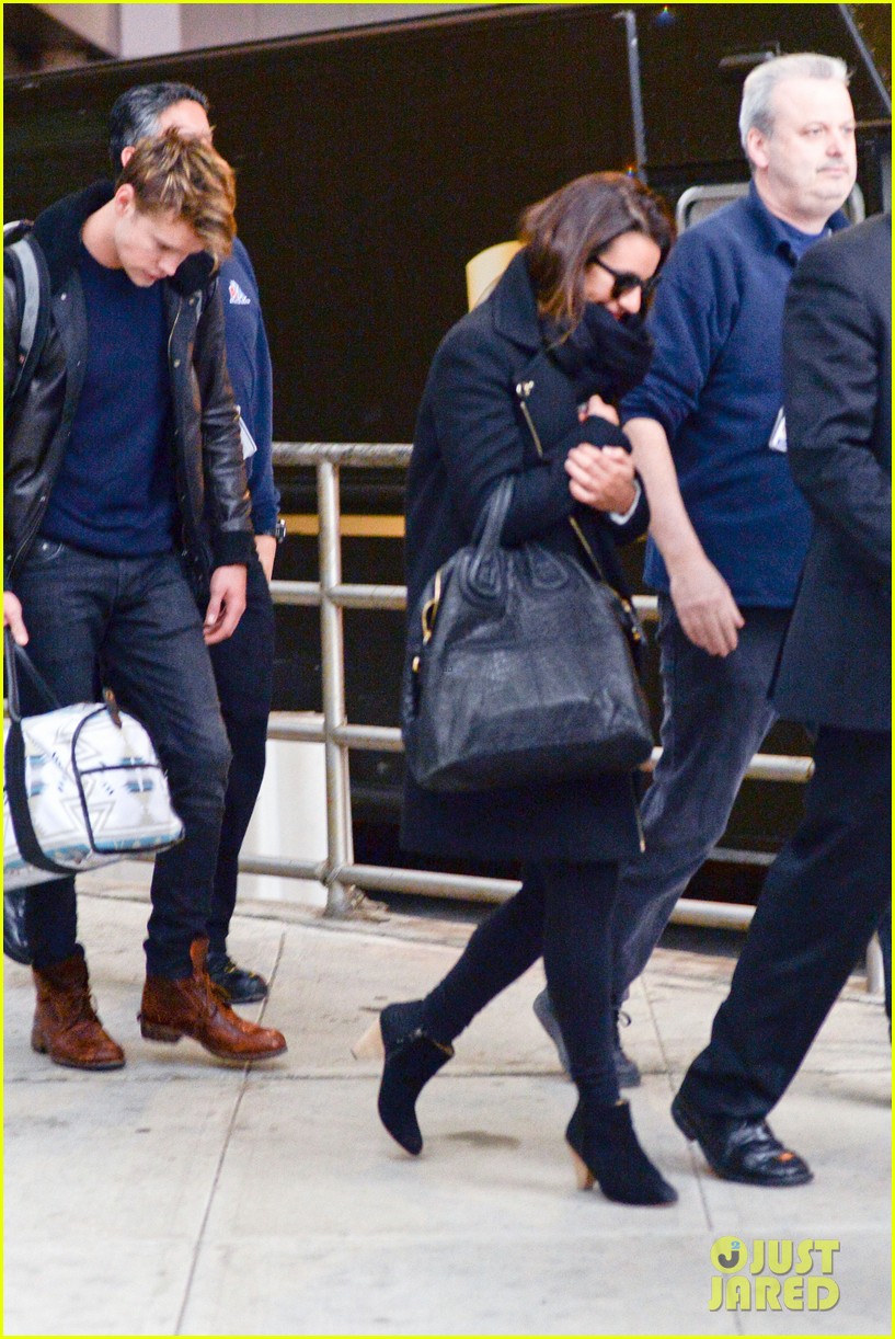 Lea Michele & Chord Overstreet Arrive in New York Together!: Photo ...