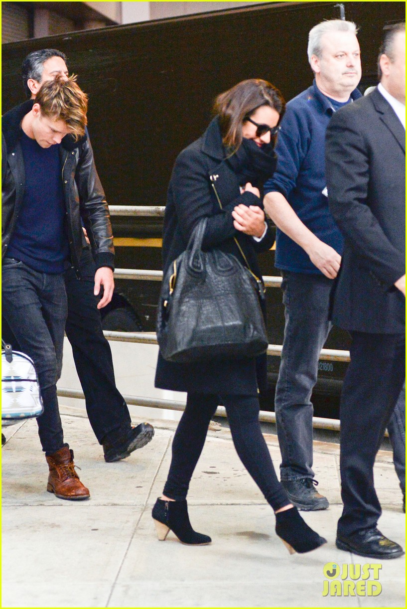 Lea Michele & Chord Overstreet Arrive in New York Together!: Photo ...