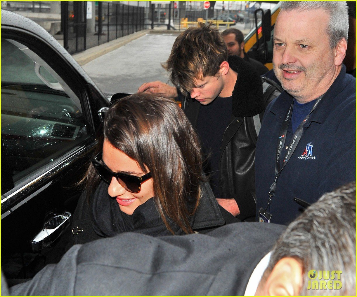 Lea Michele & Chord Overstreet Arrive in New York Together!: Photo ...