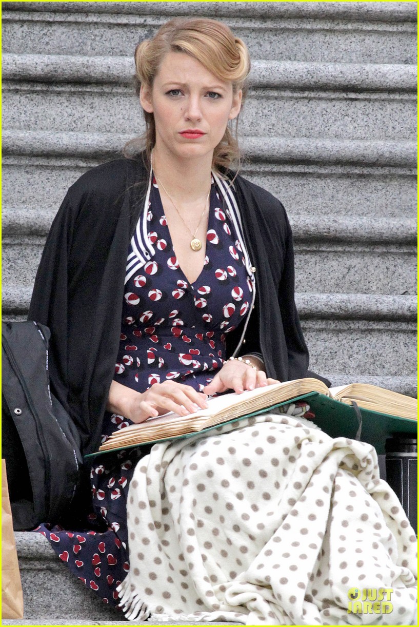 Blake Lively Gets Serious Reading Done For 'Age of Adaline'!: Photo ...