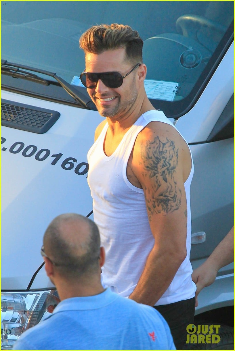 Ricky Martin Films Music Video for World Cup Song 'Vida' in Rio!: Photo ...
