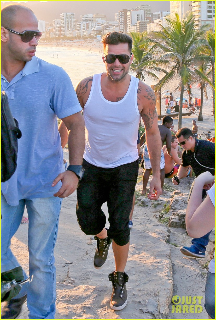 Ricky Martin Films Music Video for World Cup Song 'Vida' in Rio!: Photo ...