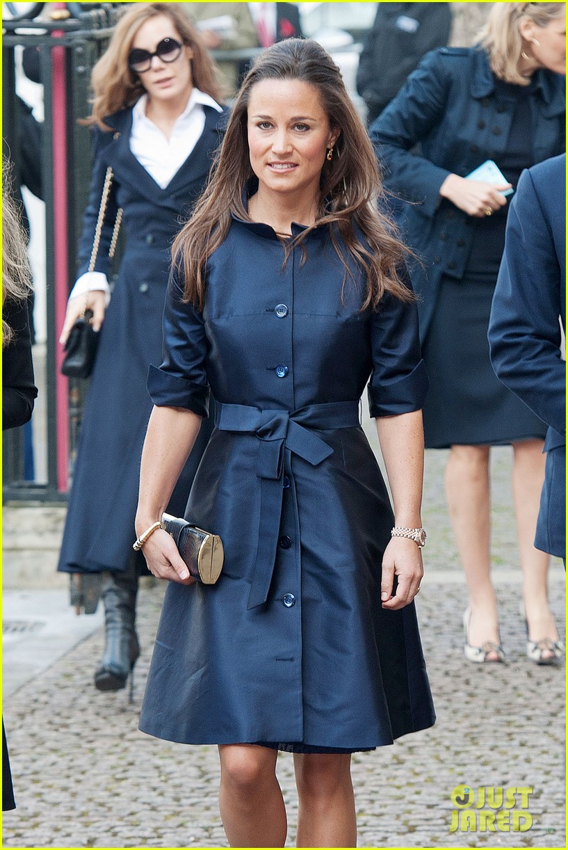 Sienna Miller & Pippa Middleton Attend Memorial Service for Sir David ...