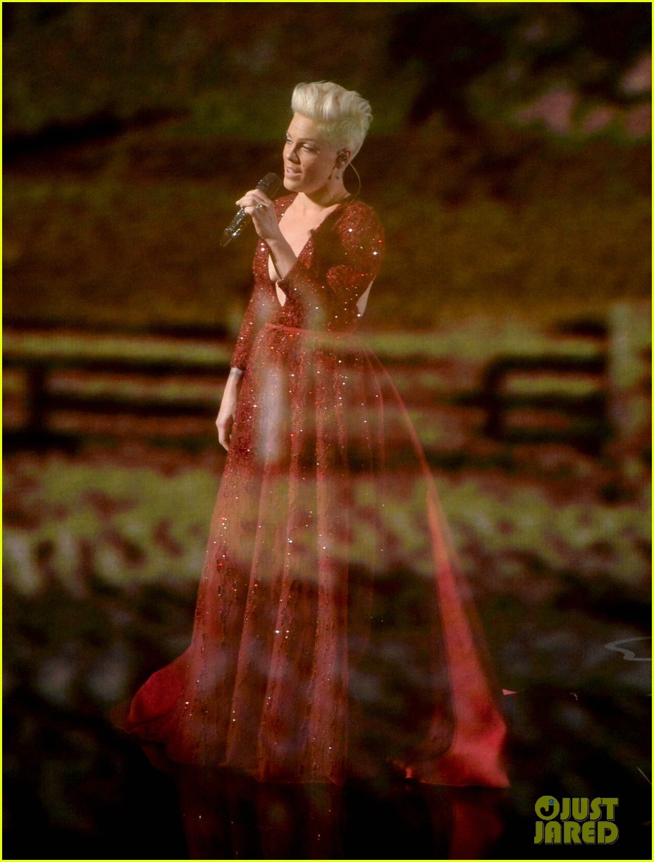 Pink Sings 'Over the Rainbow' for 'Wizard of Oz' Tribute at Oscars 2014 ...