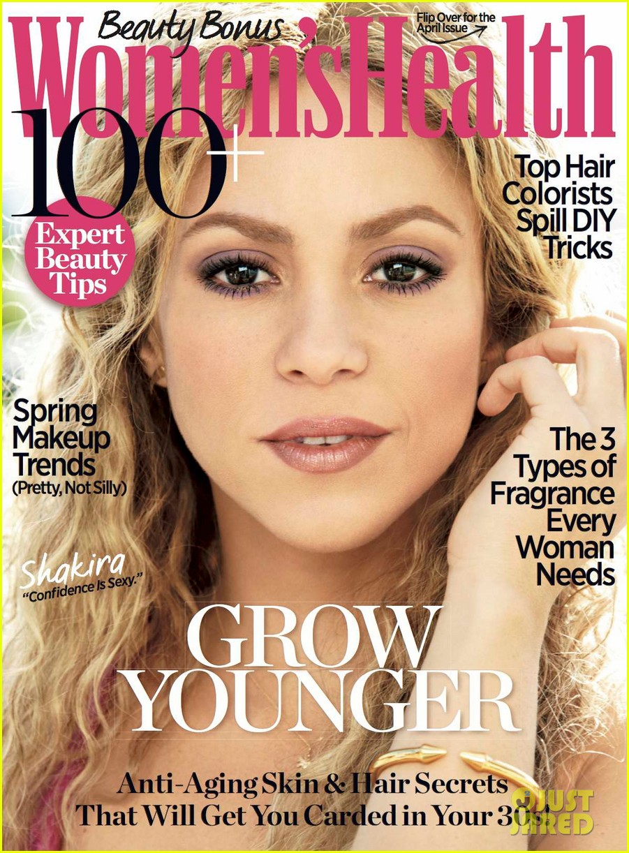 Shakira Gives Us a Peek at Her Rockin' Abs for Women's Health's April ...