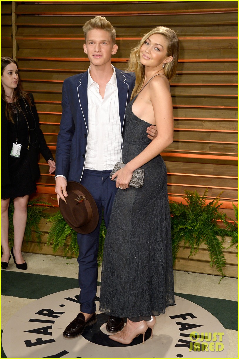 Cody Simpson & Girlfriend Gigi Hadid - Vanity Fair Oscars Party 2014 ...