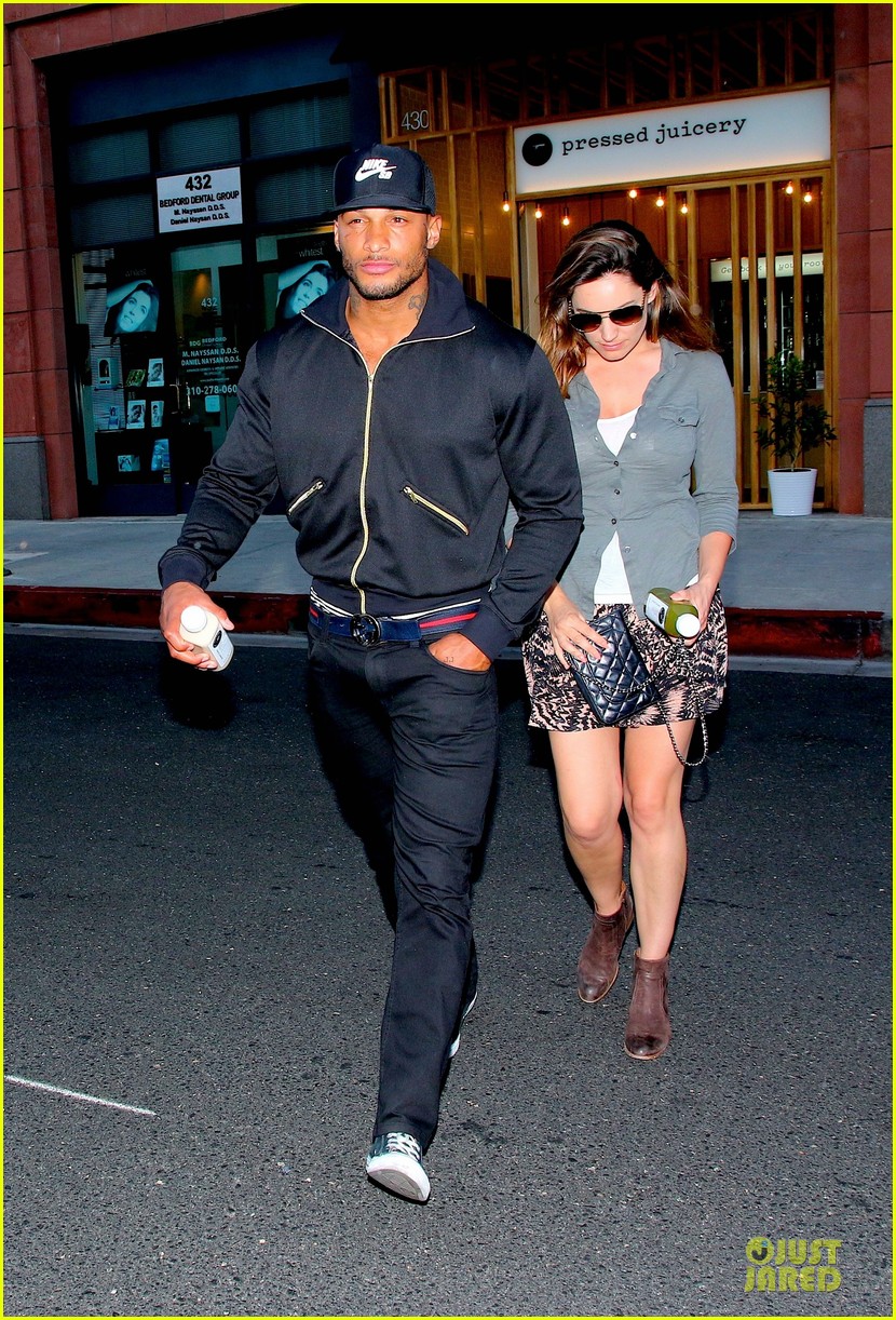 Kelly Brook Holds Onto Fiance David McIntosh's Huge Arm in Beverly ...