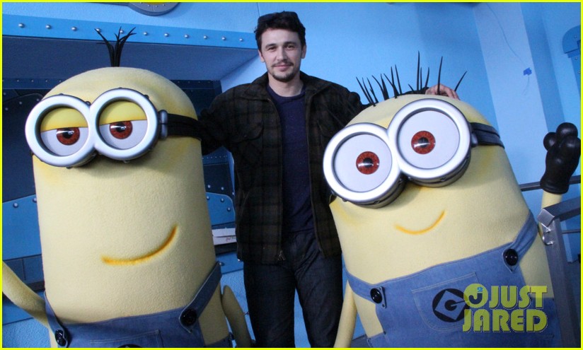 James Franco is First in Line for 'Despicable Me' Minion Mayhem Ride ...