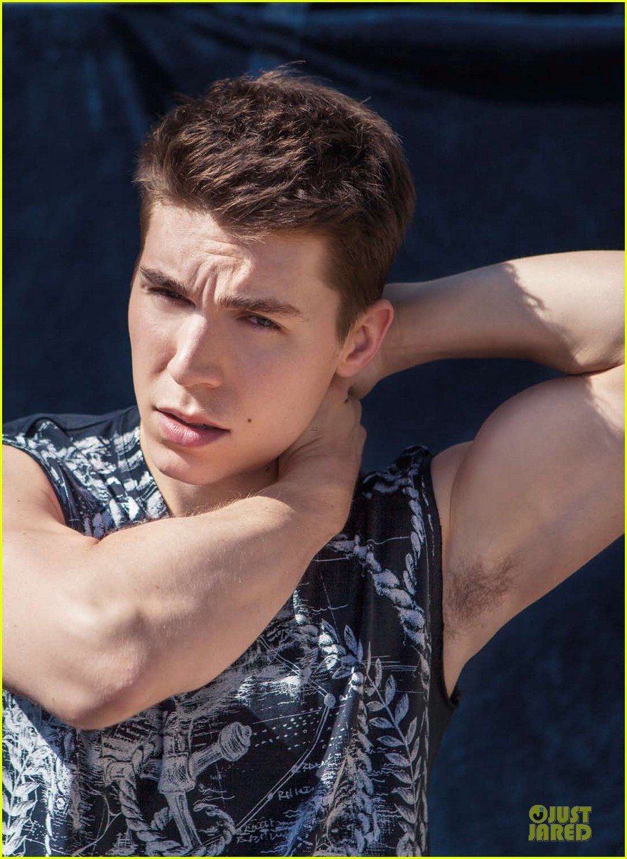 Nolan Funk Flexes His Bulging Muscles for 'Da Man' Magazine!: Photo ...