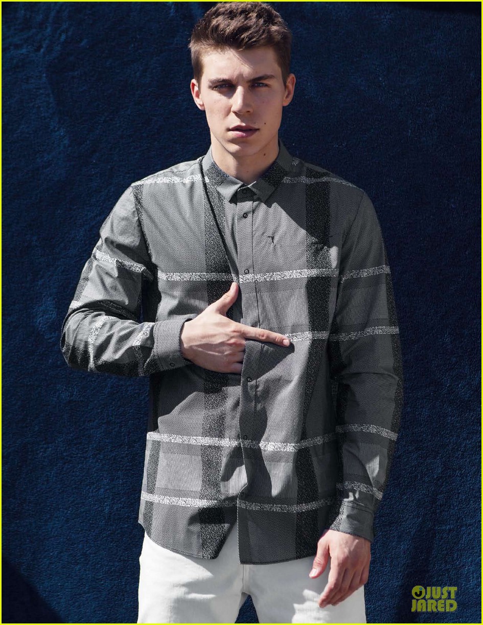 Nolan Funk Flexes His Bulging Muscles for 'Da Man' Magazine!: Photo ...
