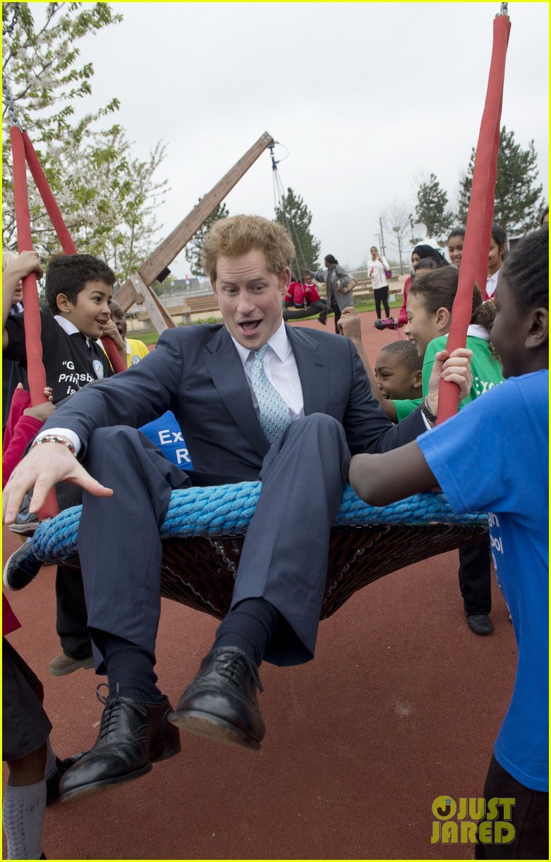 Prince Harry Playing with Kids at a Playground Is the Most Adorable ...
