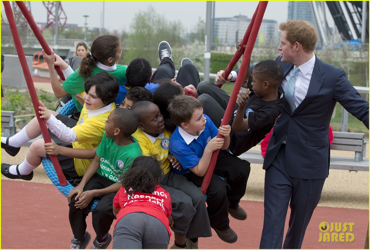 Prince Harry Playing with Kids at a Playground Is the Most Adorable ...