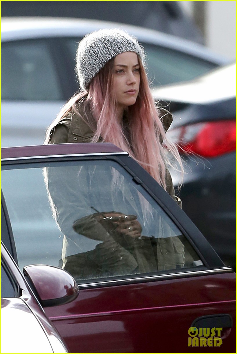 Amber Heard Gets Back to Work After Partying with Her Pals!: Photo ...