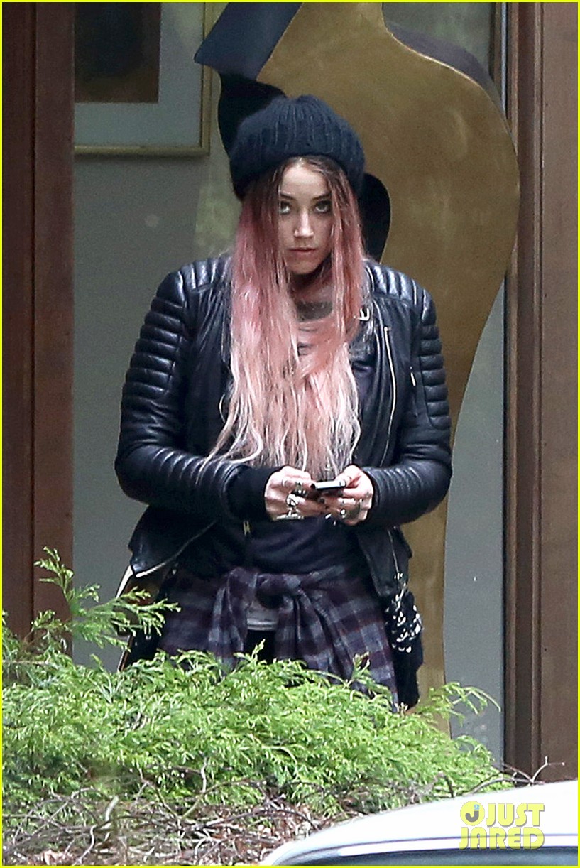 Amber Heard Gets Back to Work After Partying with Her Pals!: Photo ...