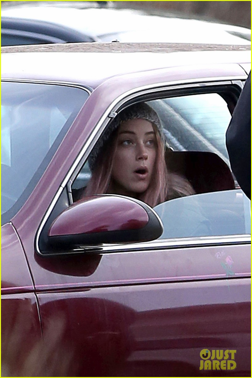 Amber Heard Gets Back to Work After Partying with Her Pals!: Photo ...