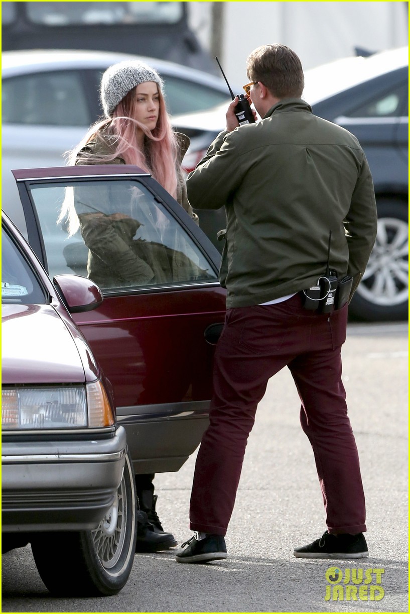 Amber Heard Gets Back to Work After Partying with Her Pals!: Photo ...