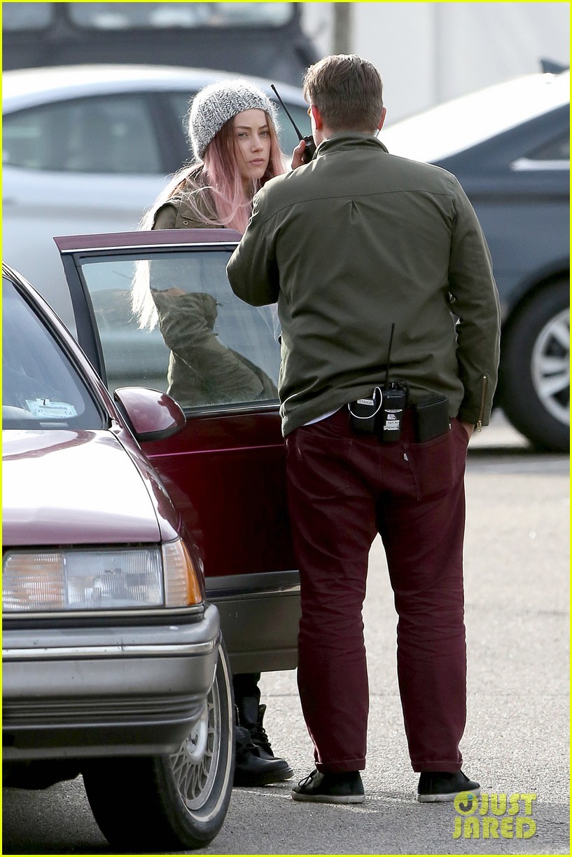 Amber Heard Gets Back to Work After Partying with Her Pals!: Photo ...