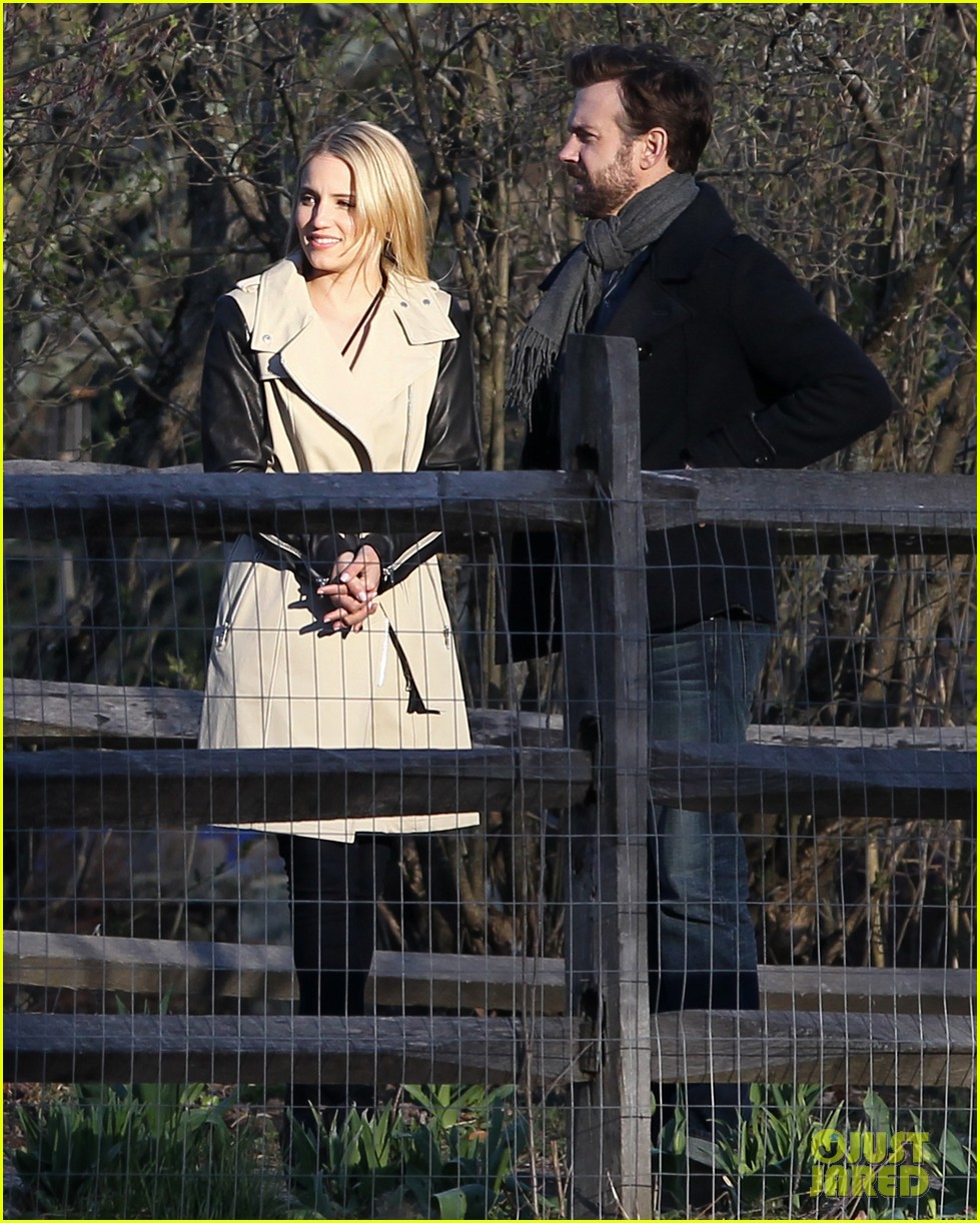 Jason Sudeikis Beams While Showing Dianna Agron Pics of Newborn Baby ...