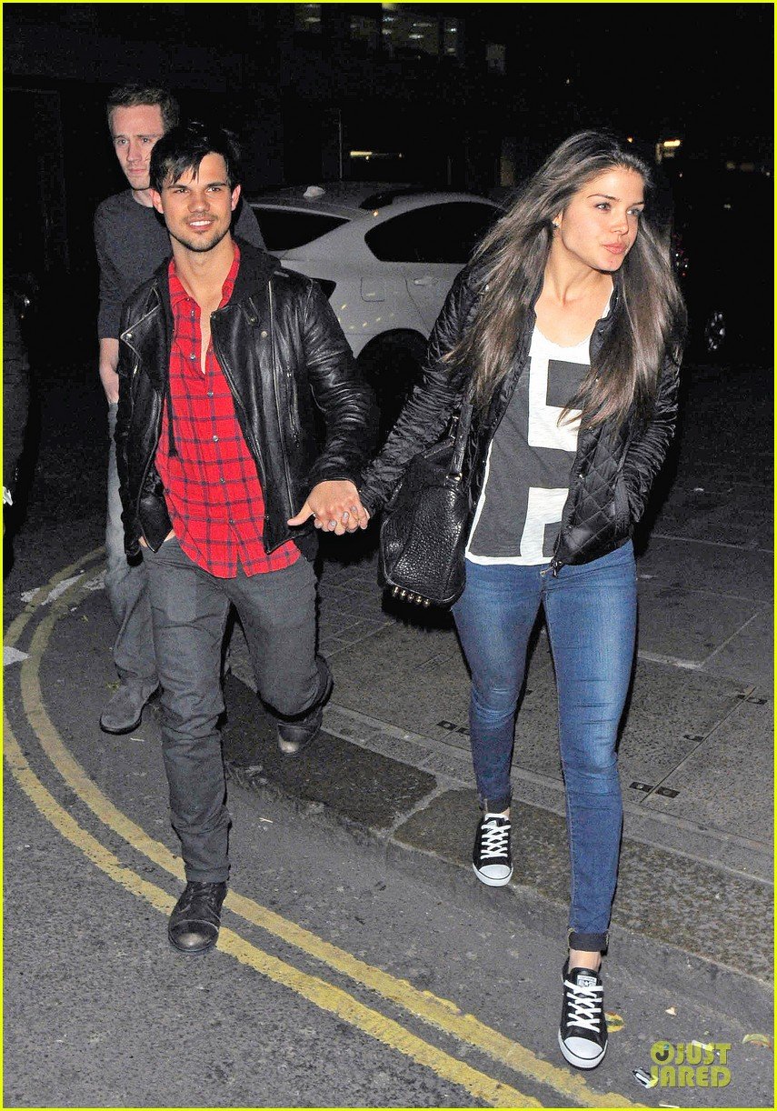 Taylor Lautner & Marie Avgeropoulos Are Inseparable London Lovers ...