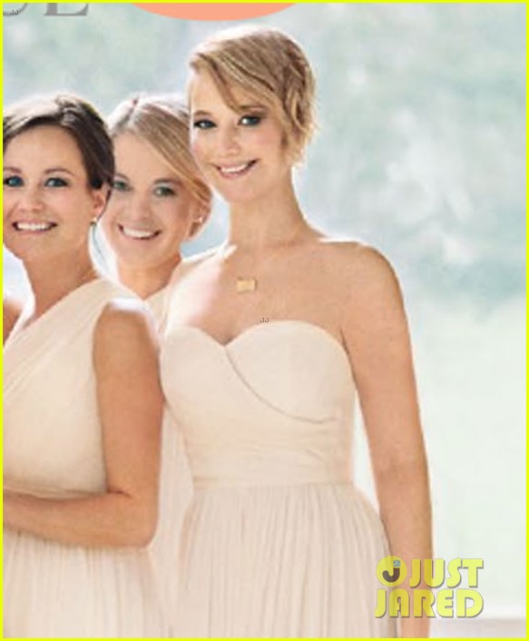 Jennifer Lawrence Was a Beautiful Bridesmaid at Brother Blaine's ...
