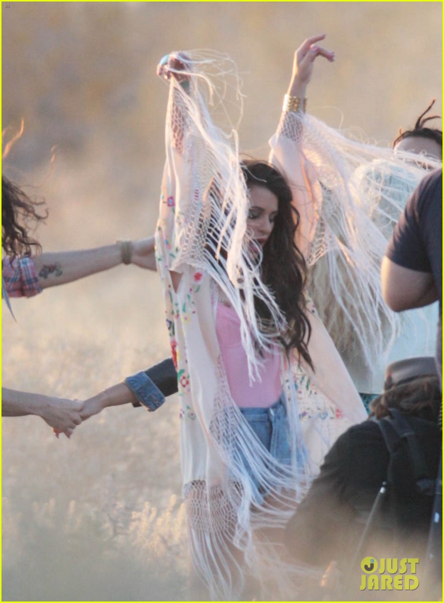 Lea Michele Gets Cozy with Co-Star on Her Music Video Set!: Photo ...