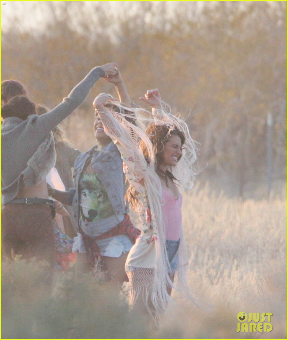 Lea Michele Gets Cozy with Co-Star on Her Music Video Set!: Photo ...