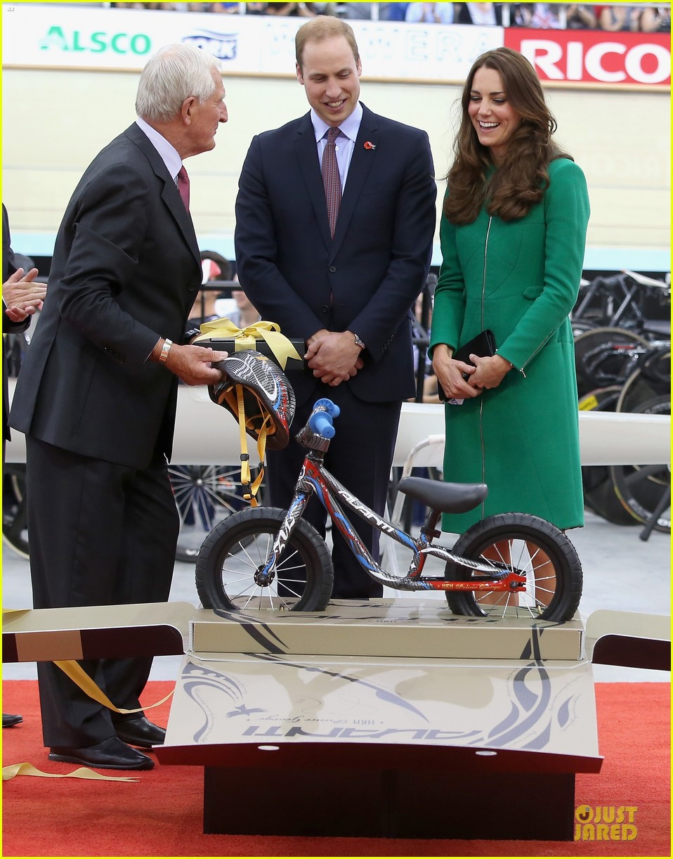 Aww! Kate Middleton & Prince William Get a Mini Bike for Prince George ...